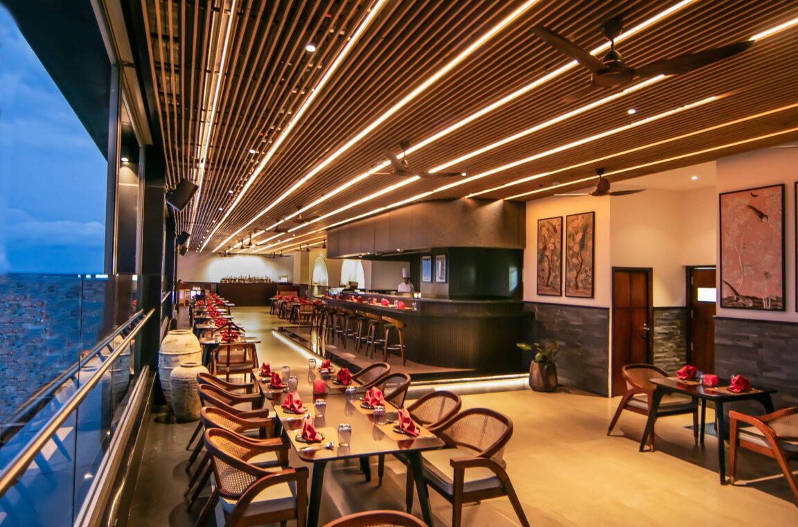 East Pan Asian- 5 Star Rooftop Restaurant @ The Oterra, Bangalore